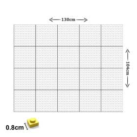 2x3 Boards Size: 52cm x 78cm can fit 1 - 2 Individuals - Photobrick ...